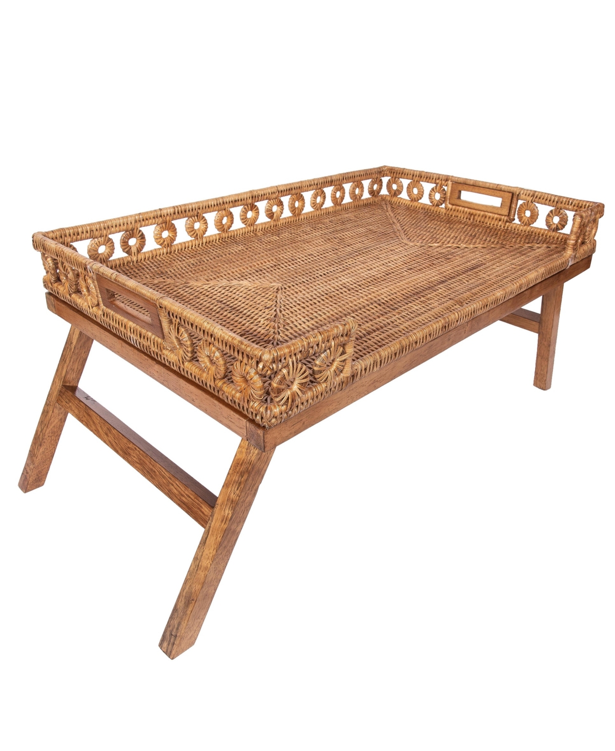 Click here for Artifacts Rattan Inna Design Breakfast Tray with W... prices