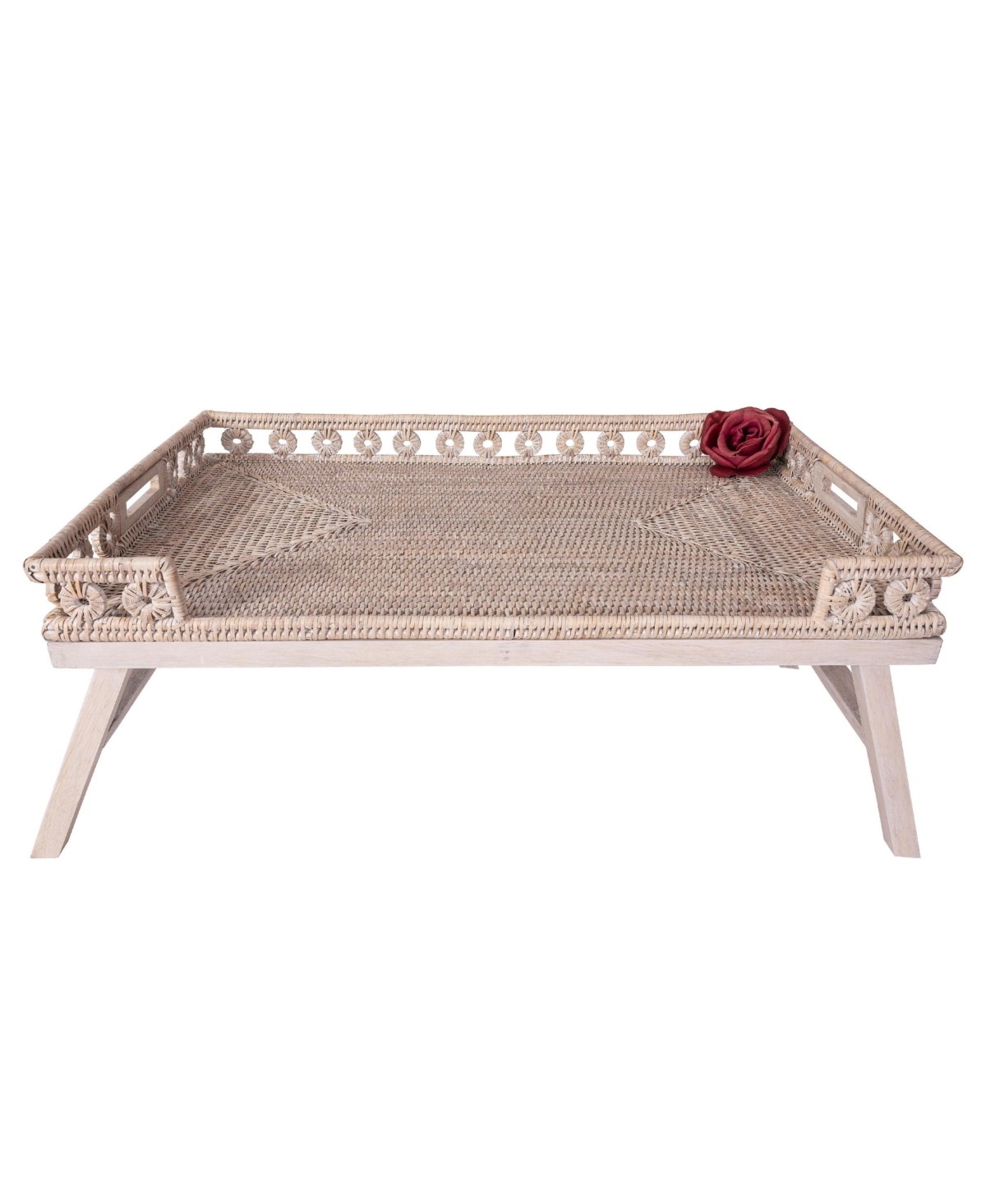 Click here for Artifacts Rattan Inna Design Breakfast Tray with W... prices