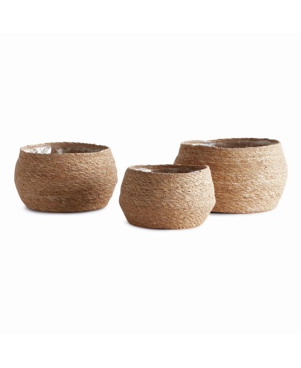Click here for Seagrass Round Tapered Baskets  Set of 3 - Natural... prices