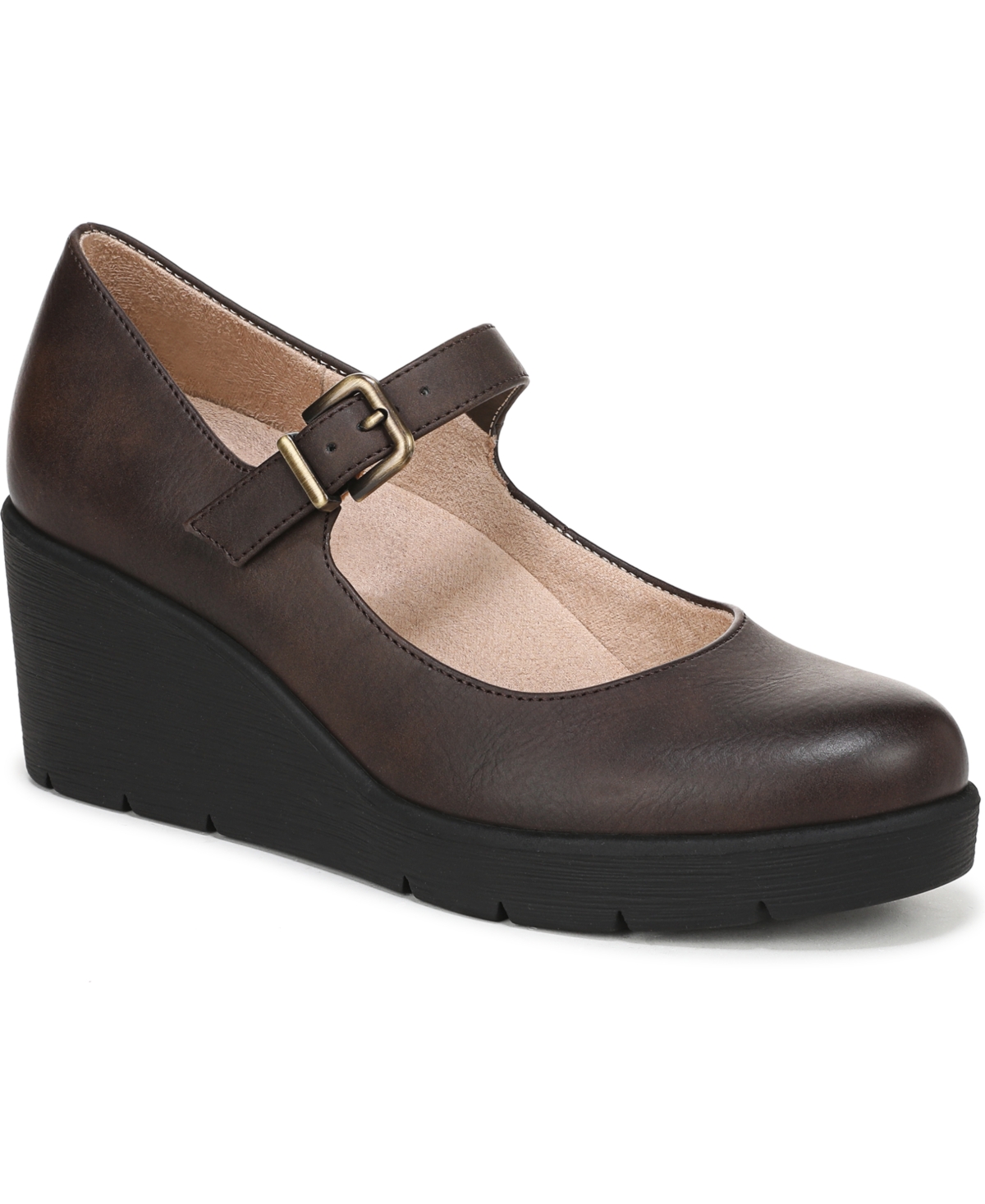 Click here for Soul Naturalizer Adore Mary Jane Wedges - Chocolat... prices