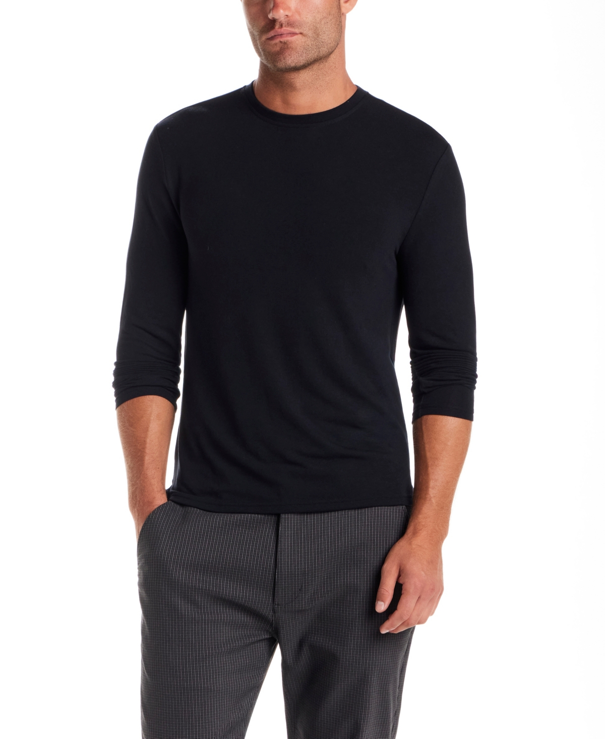 Click here for Vintage & Black Mens Long Sleeve Crewneck T-Shirt... prices