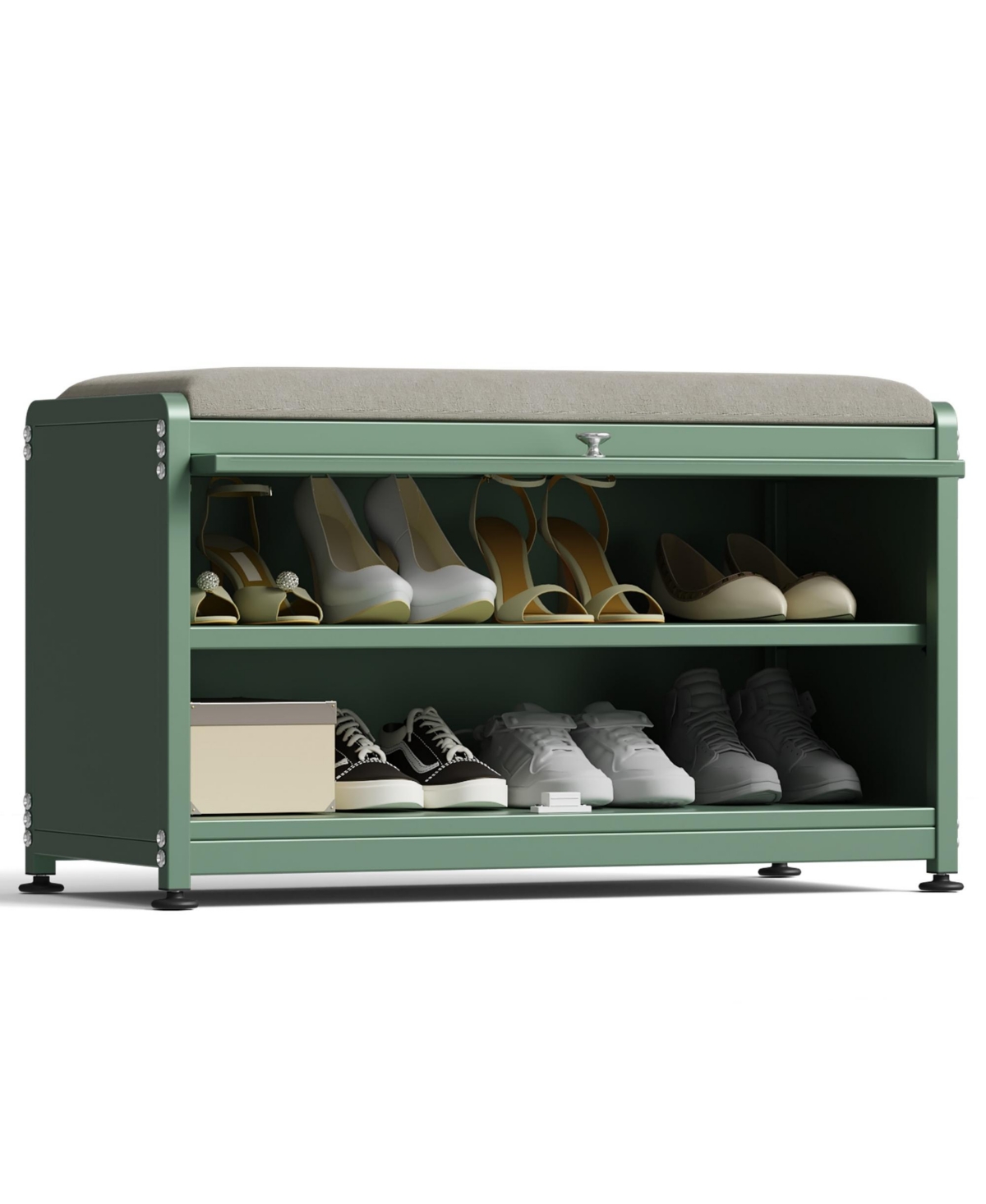 Click here for Shoe Storage Bench with Cushion Seat  Modern Shoe... prices