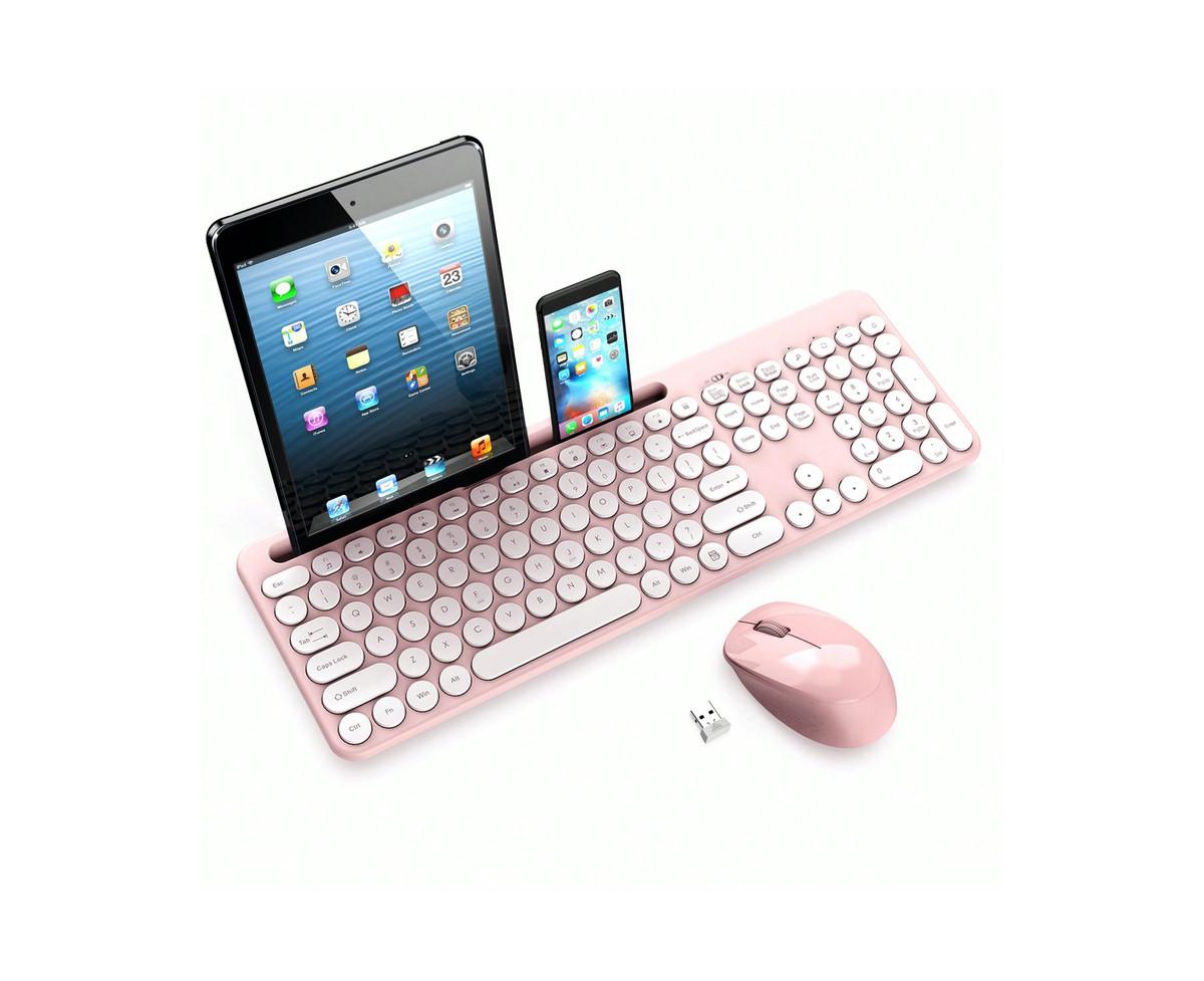 Click here for Wireless Keyboard And Mouse Combo - Full-Sized Erg... prices