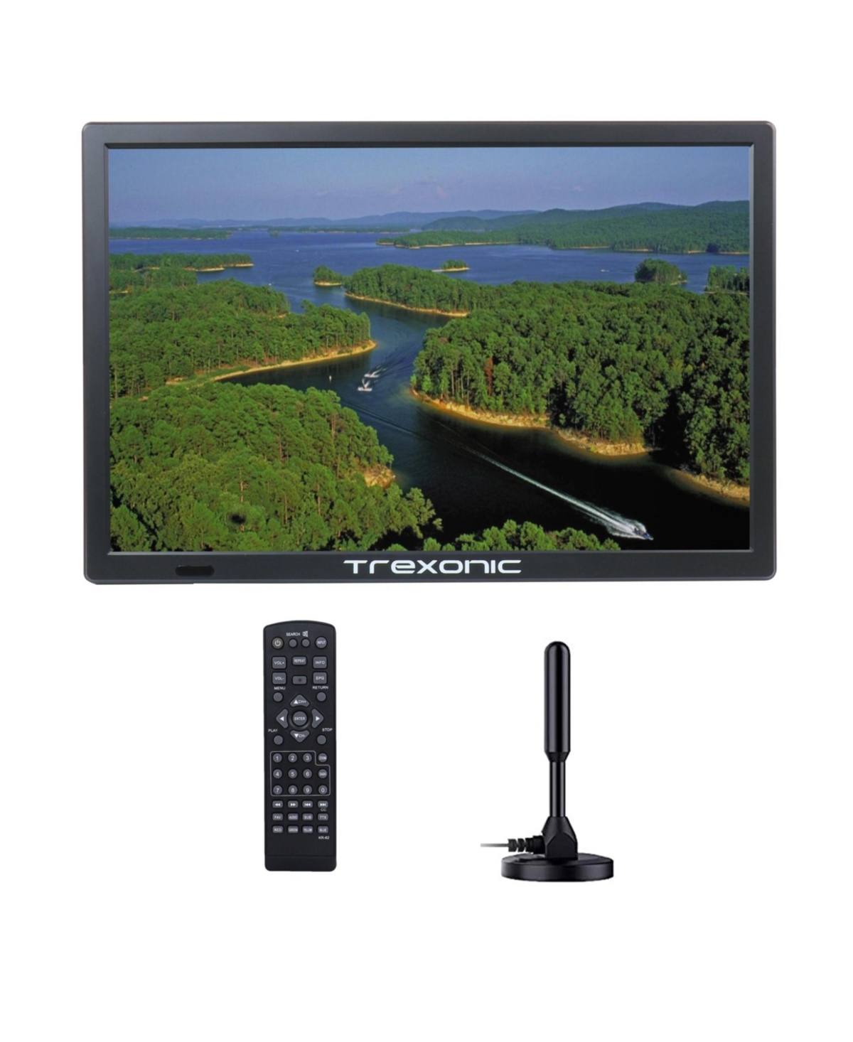 Click here for Trexonic Portable Rechargeable 15.4 Inch Led Tv wi... prices