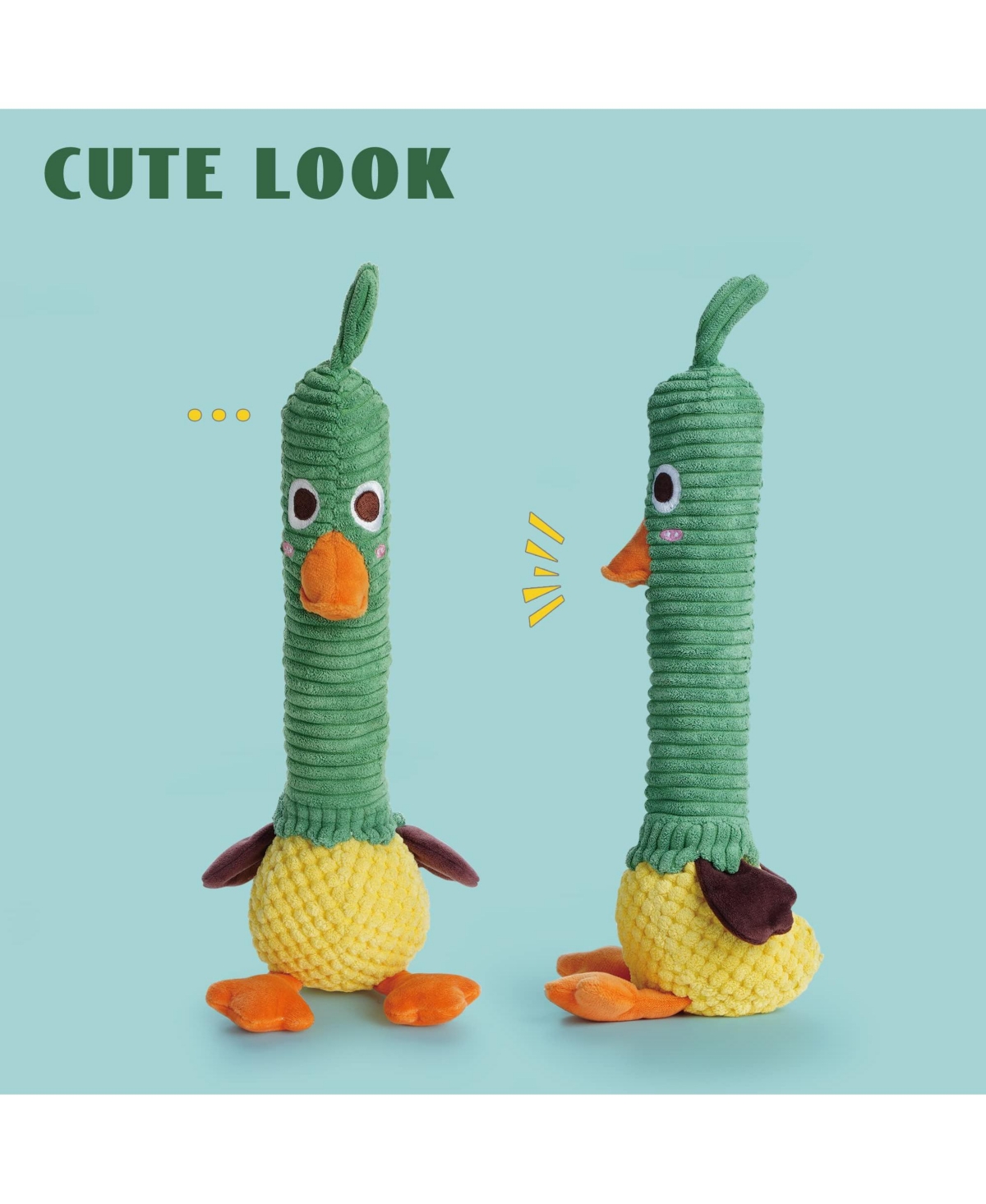 Click here for Nocciola 2-in-1 Squeaky Duck Dog Toy  Christmas gi... prices