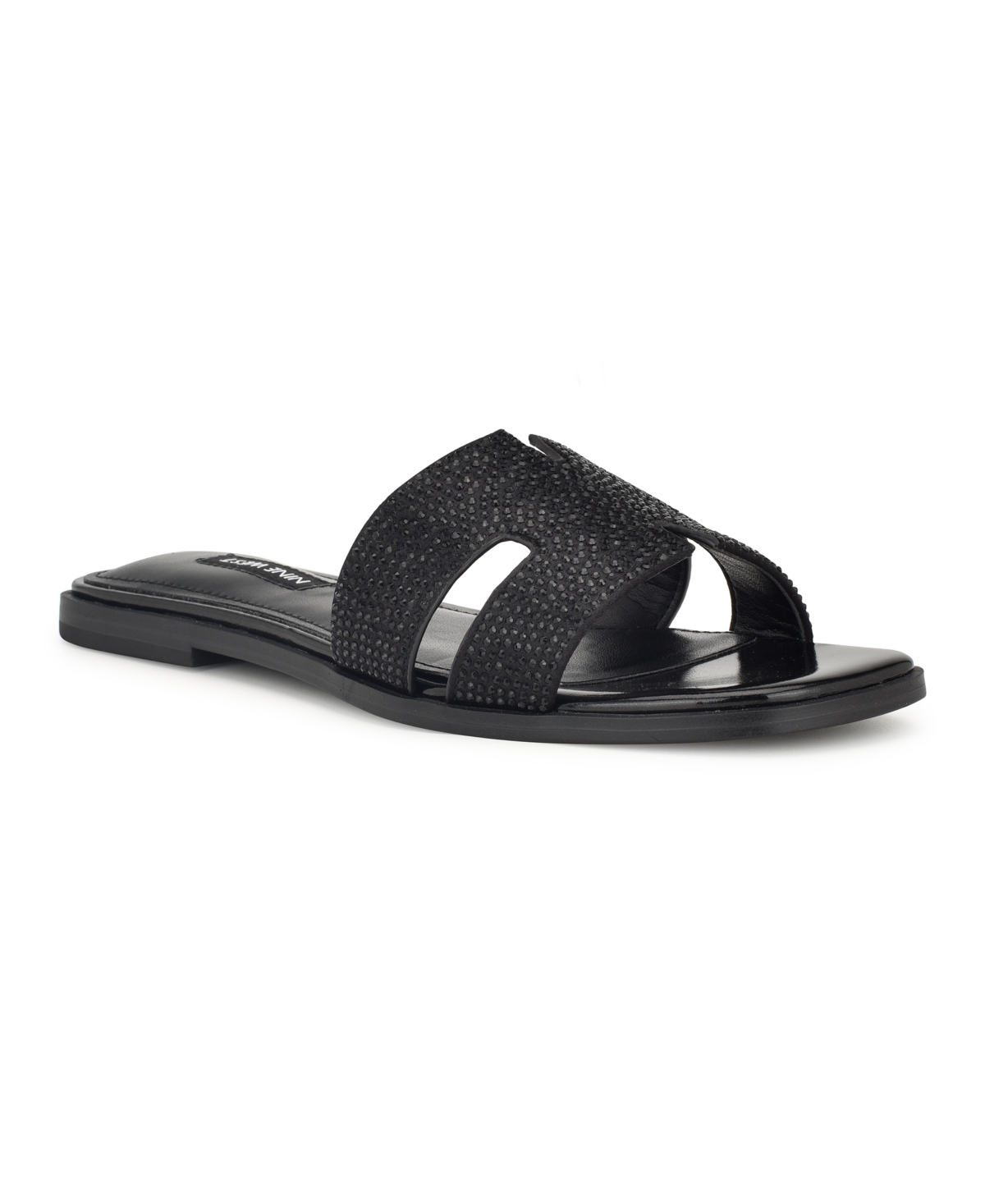 Click here for Nine West Womens Giselleh Embellished Flat Sandals... prices