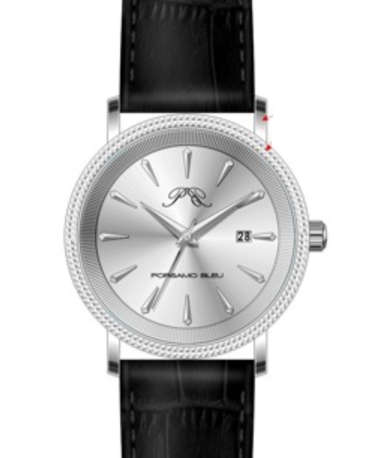 Click here for Porsamo Bleu Mens Veritas 1 Genuine Leather Band W... prices
