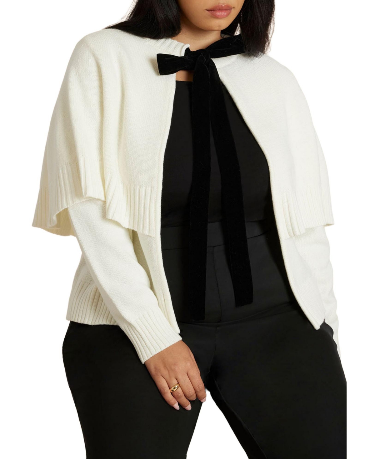 Click here for Eloquii Womens Cape Cardigan - Jet stream prices