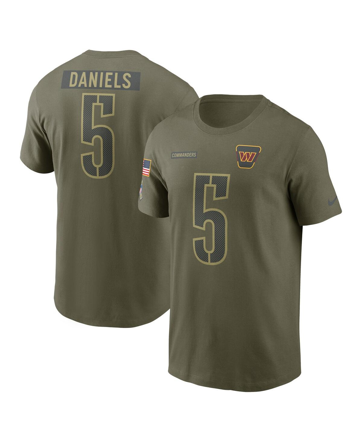 Click here for Nike Mens Jayden Daniels Olive Washington Commande... prices