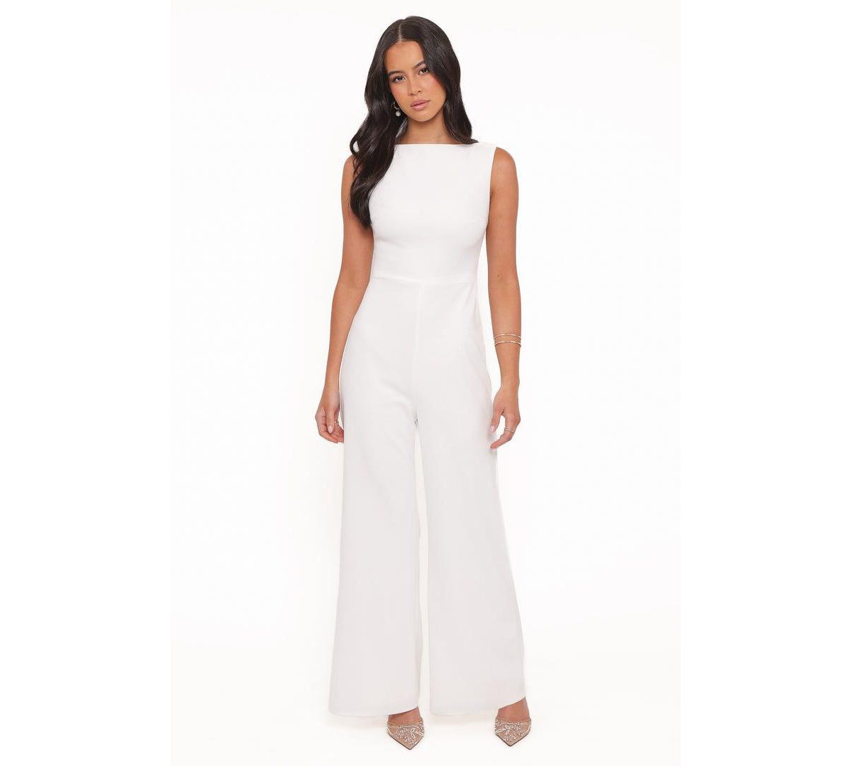 Click here for Petal and Pup Womens Brenda Lace Back Jumpsuit - W... prices