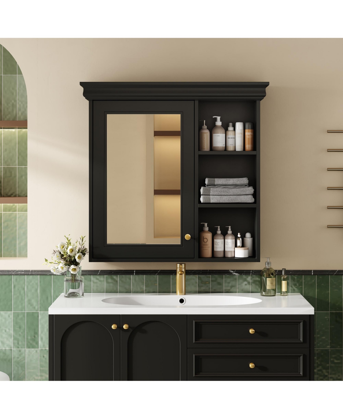 Click here for Casainc 30 x 28 Wall Mounted Medicine Cabinet with... prices