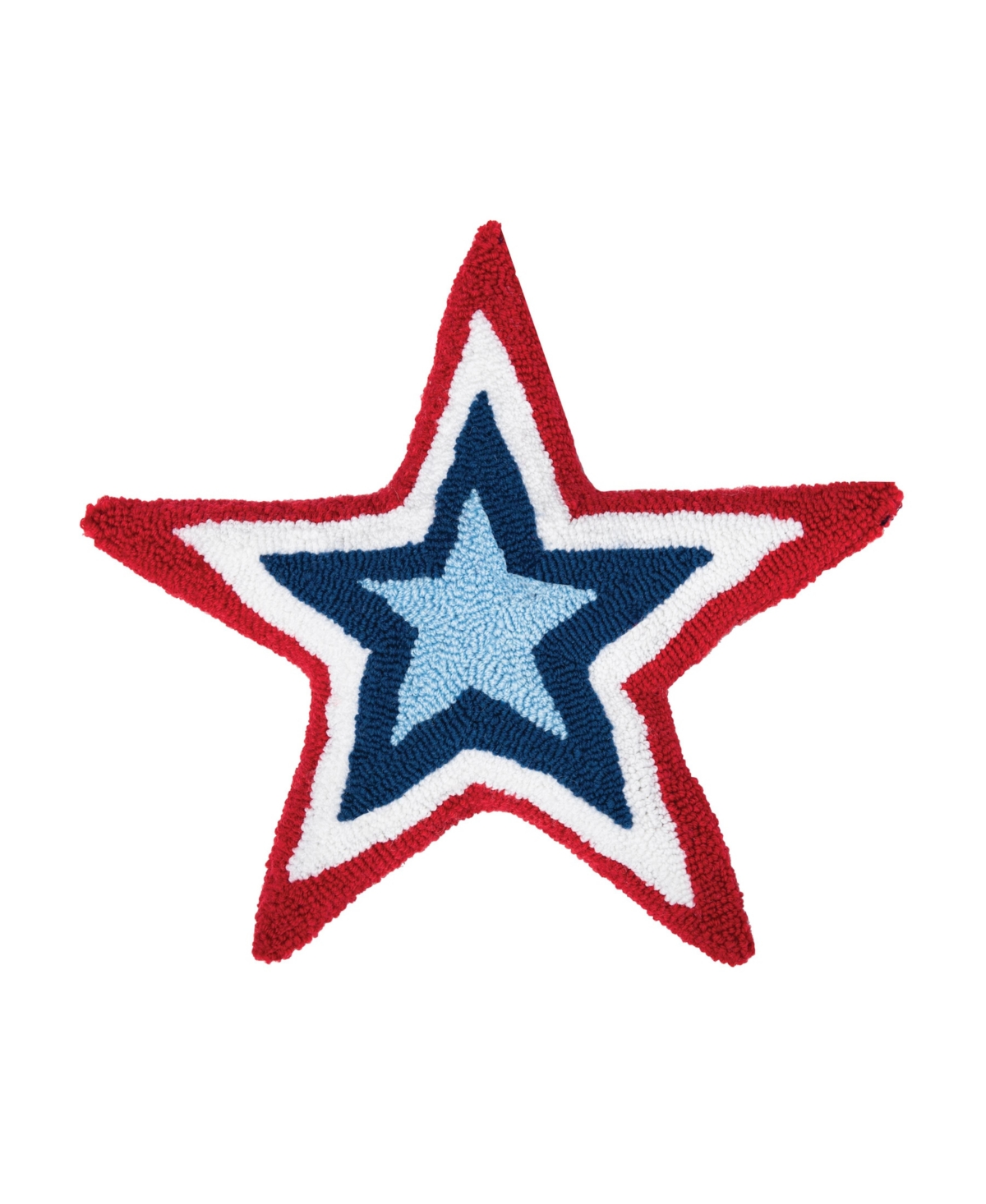 Click here for Patriotic Red White & Blue Star Shaped Hooked Acce... prices
