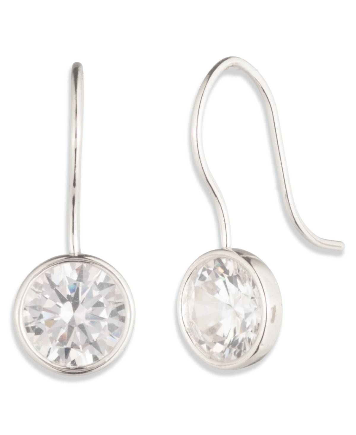 Click here for Lauren Ralph Lauren Cubic Zirconia Silver-Tone Dro... prices