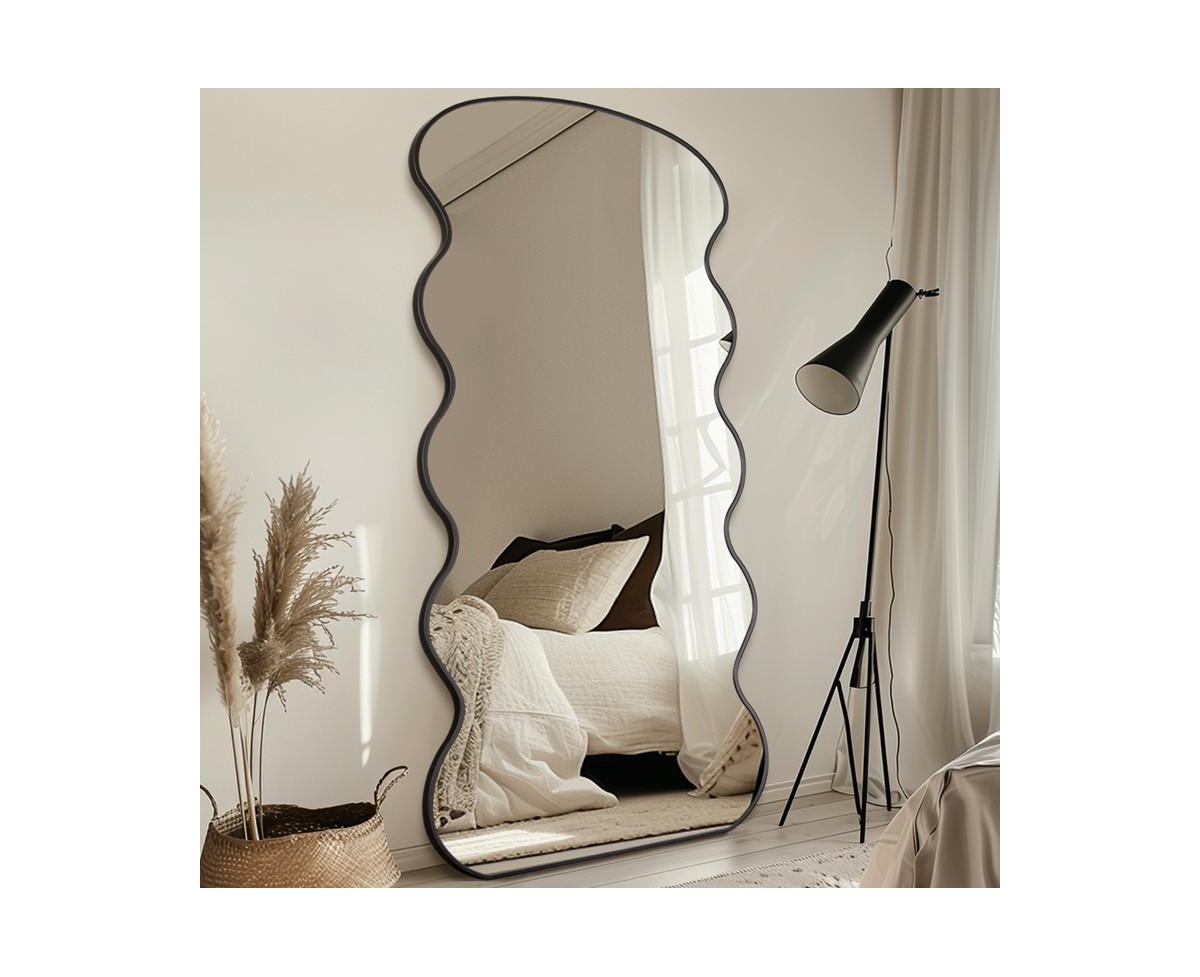 Click here for Antok Full Length Mirror 76x34 Wavy Mirror Full Le... prices