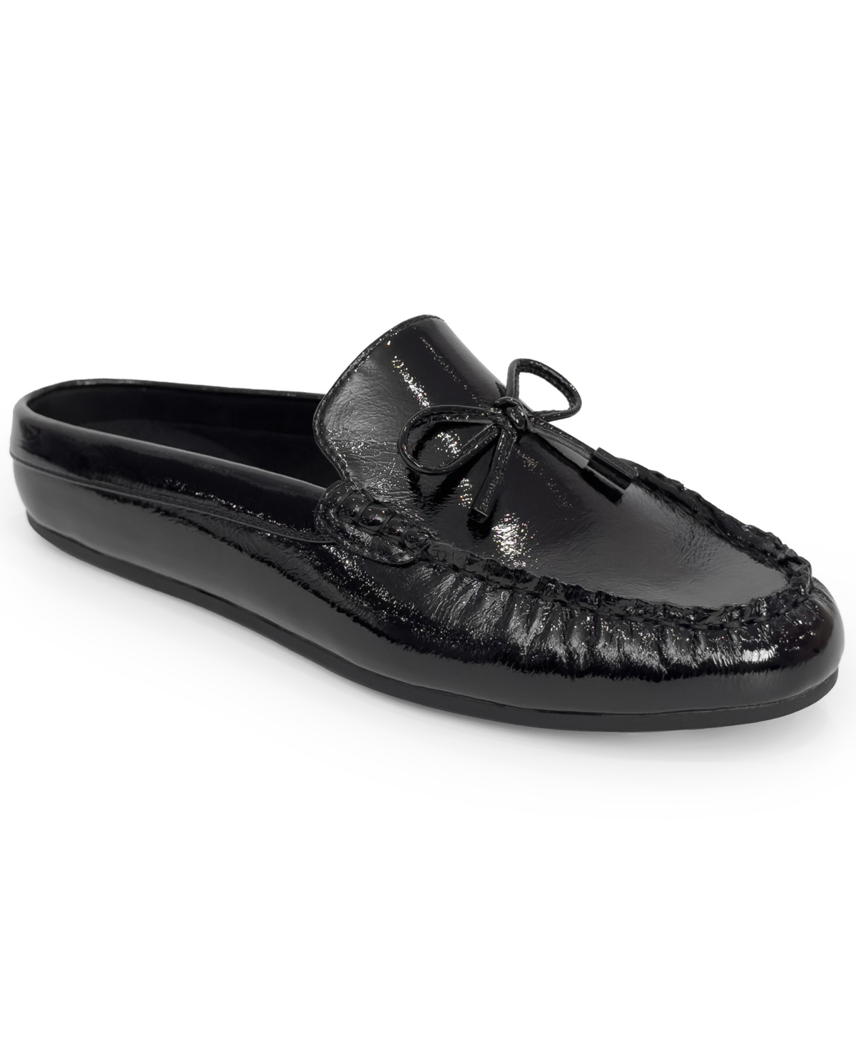 Click here for Aerosoles Womens Daffodil Round Toe Loafers - Blac... prices