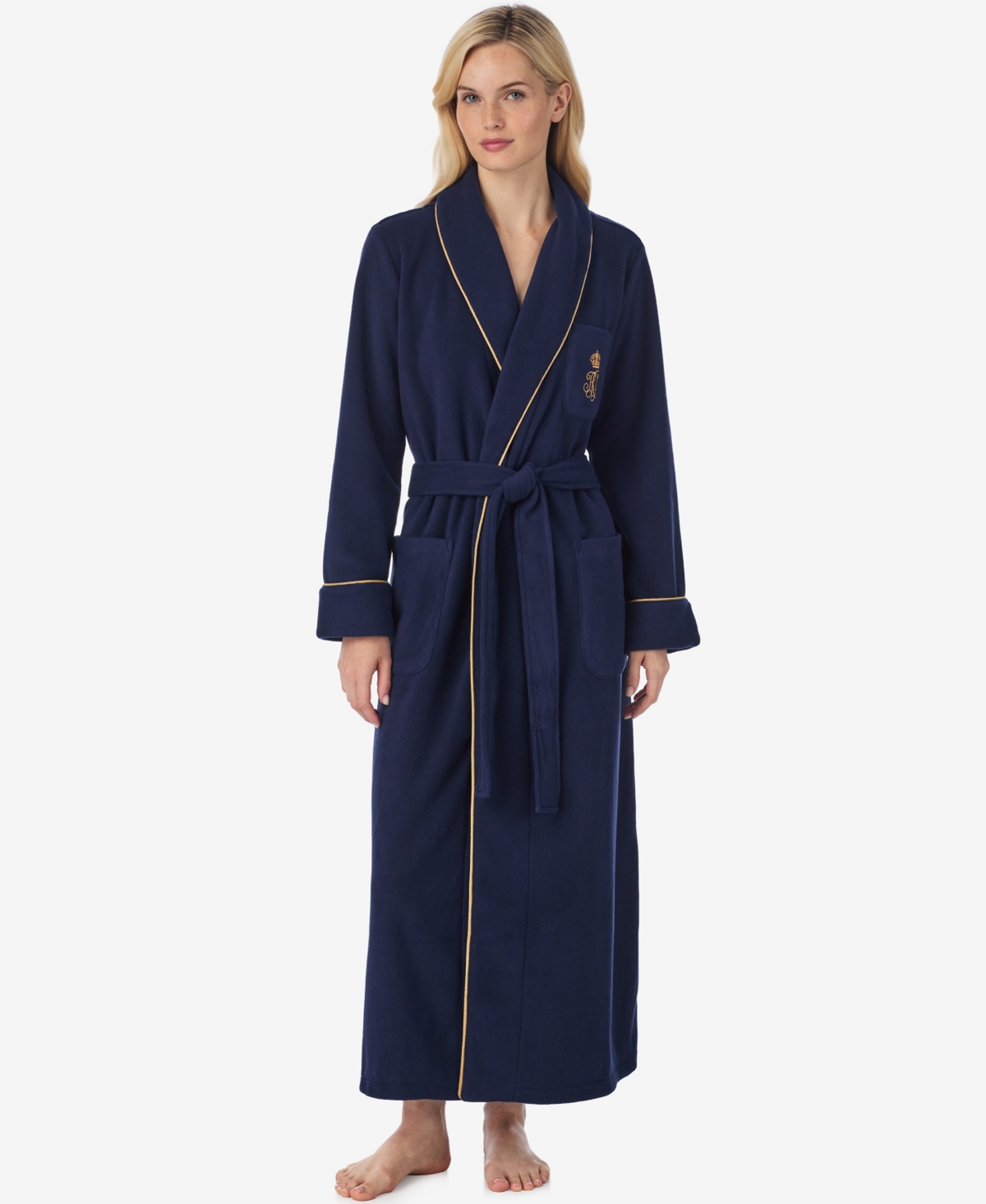 Click here for Lauren Ralph Lauren Womens Shawl Collar Long Robe... prices