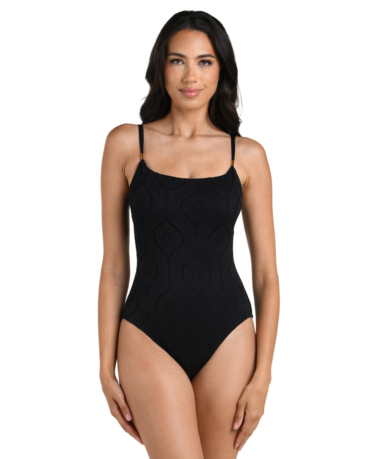 Click here for La Blanca Womens Mantra Medallion One-Piece Swimsu... prices