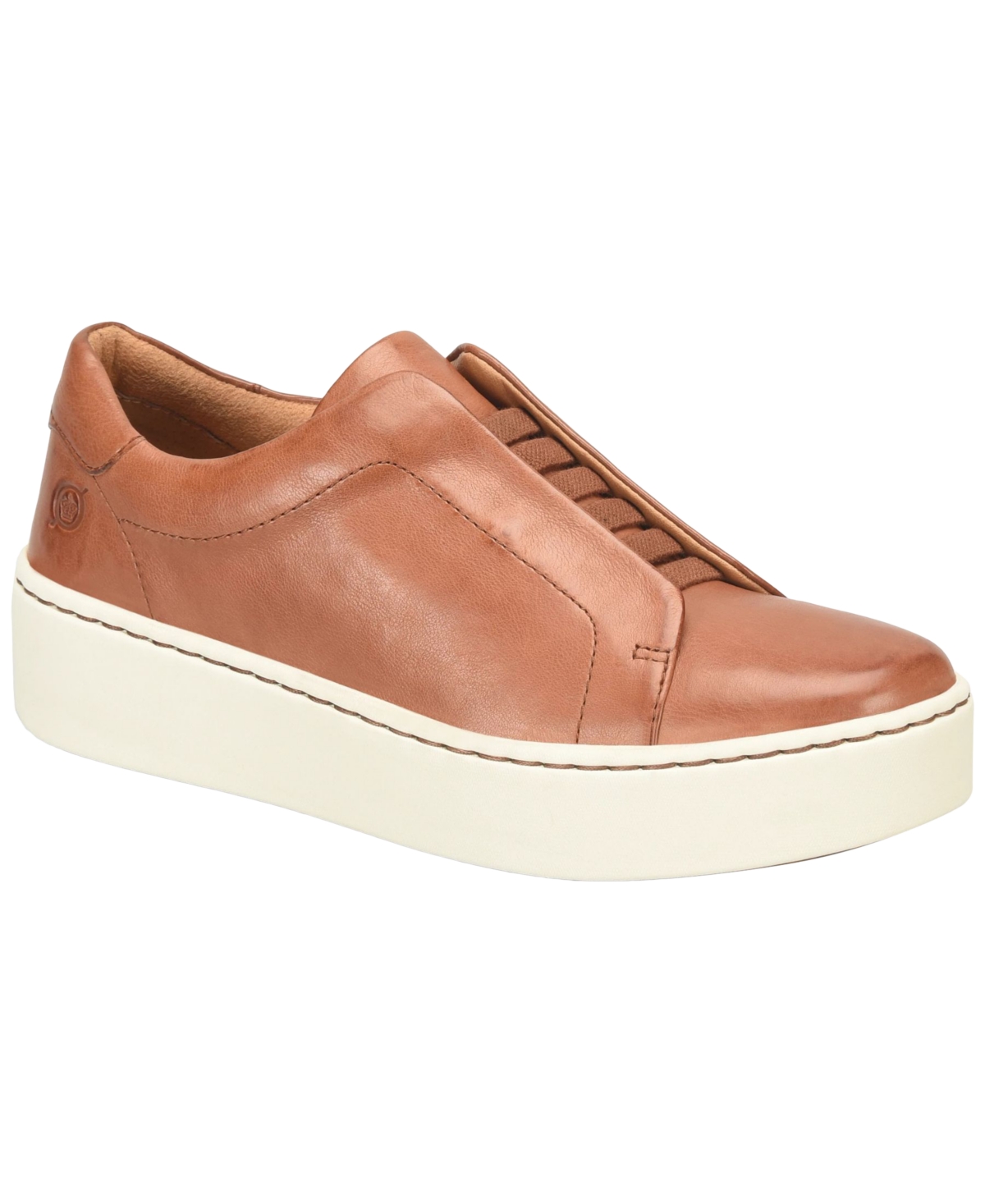 Click here for Born Womens Mazzy Slip On Sneakers - Brown (luggag... prices