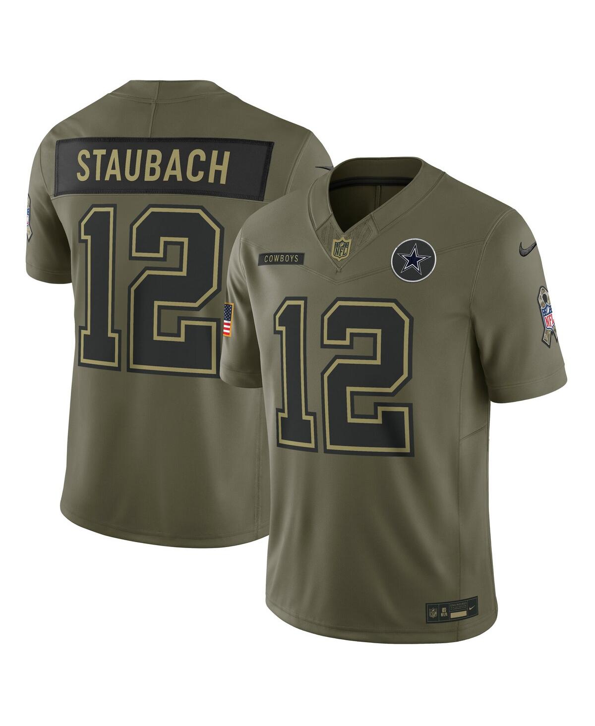 Click here for Nike Mens Roger Staubach Olive Dallas Cowboys 2025... prices