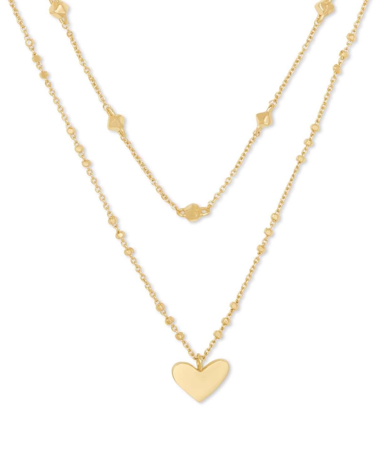 Click here for Kendra Scott 14K Gold Plated Over Brass Ari Heart... prices