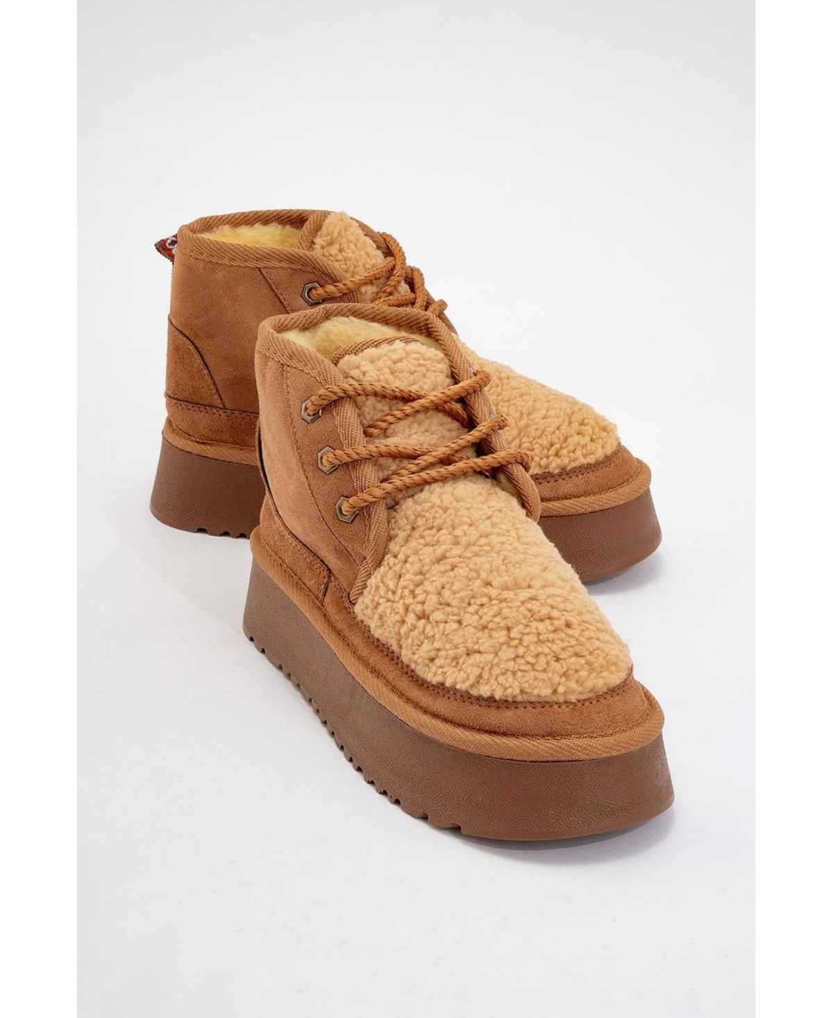 Click here for Prologue Shoes Tyson Lace Up Boot (Women) - Cognac... prices