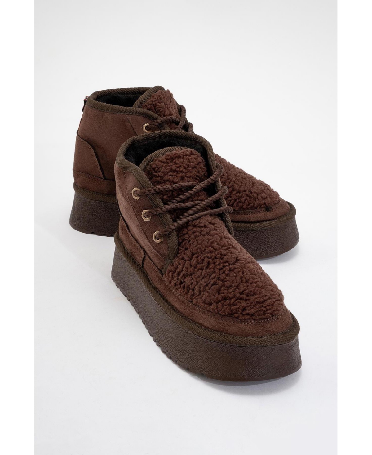 Click here for Prologue Shoes Tyson Lace Up Boot (Women) - Brown... prices