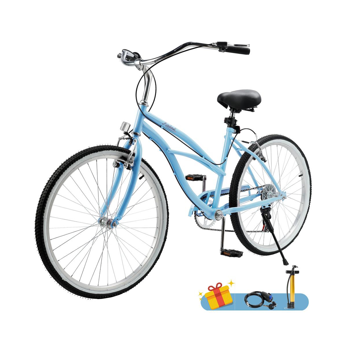 Click here for Artudatech 26-Inch Beach Cruiser Bike for Adults w... prices