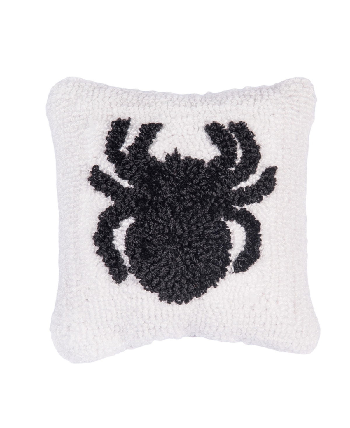 Click here for Spider Pattern Hooked Small Petite Halloween Accen... prices