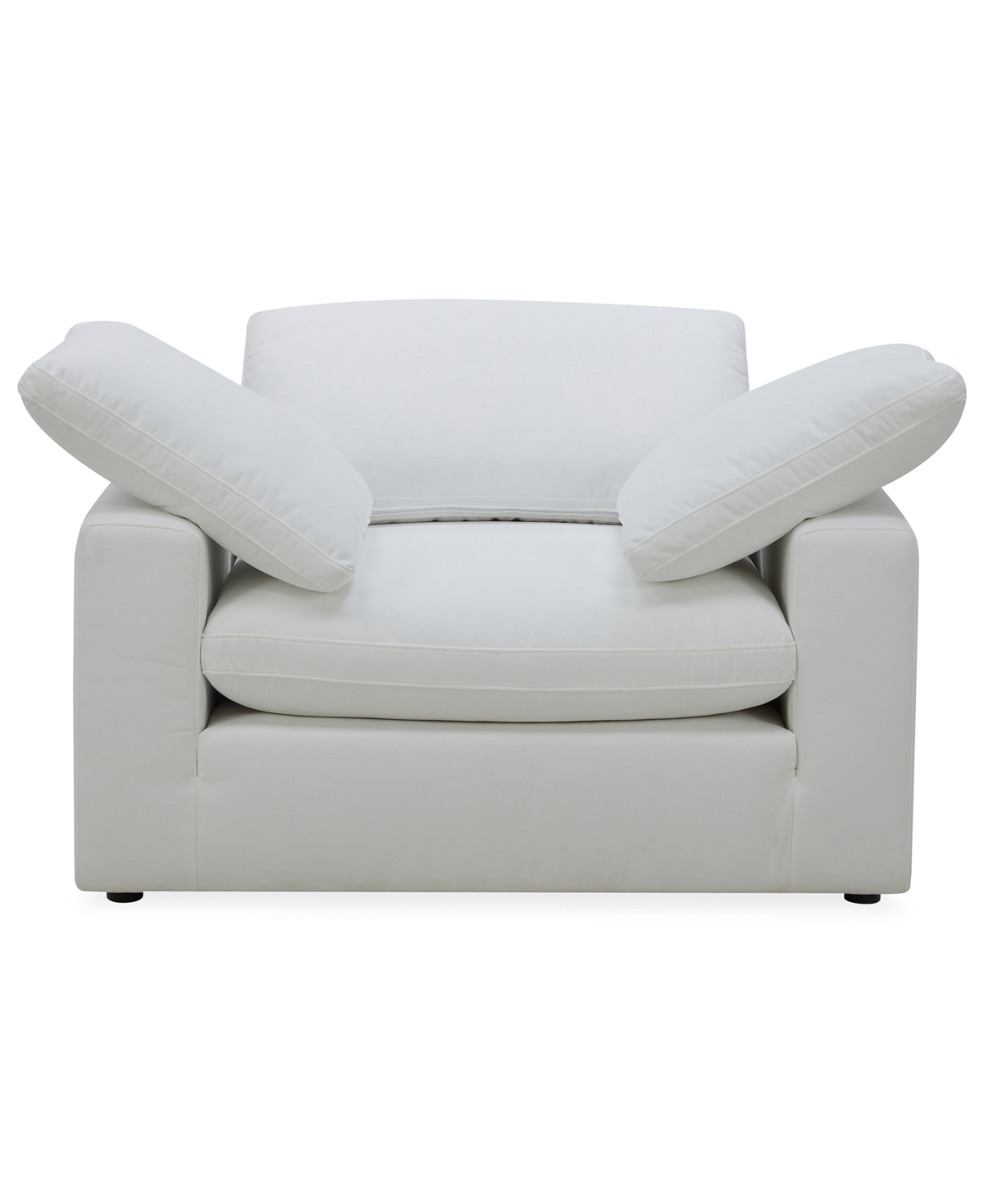 Click here for Furniture Fog 55 Fabric Accent Chair - Pearl prices