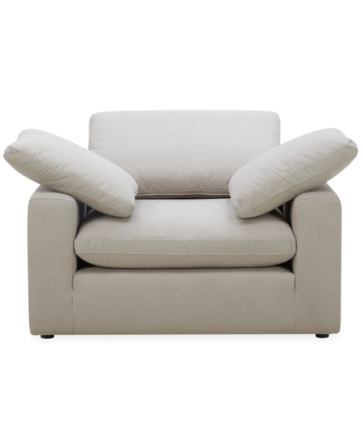 Click here for Furniture Fog 55 Fabric Accent Chair - Stone prices