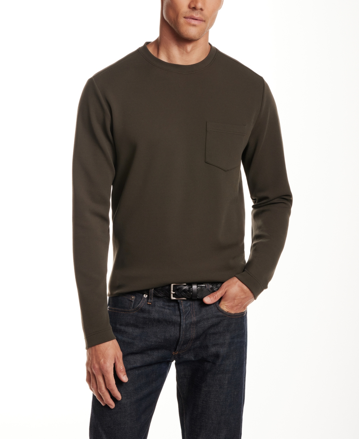 Click here for Vintage & Black Mens Crinkle Scuba Crewneck T-shir... prices