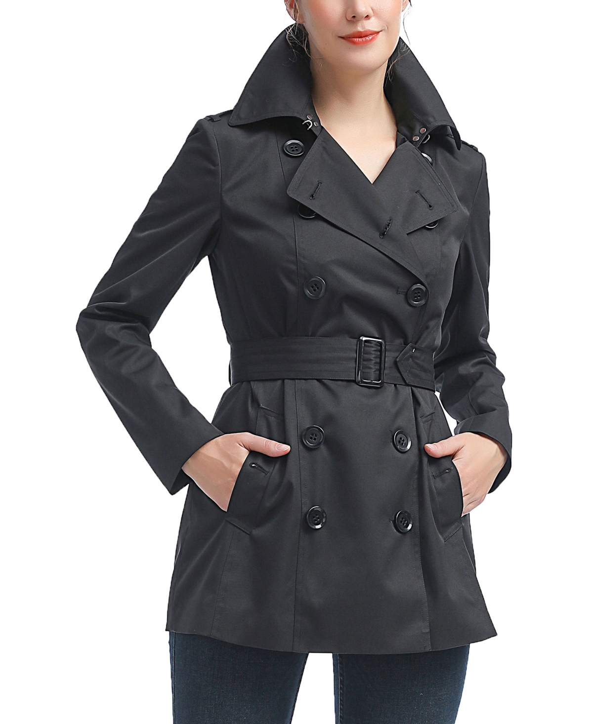 Click here for kimi + kai Womens kimi + kai Classic Short Trench... prices