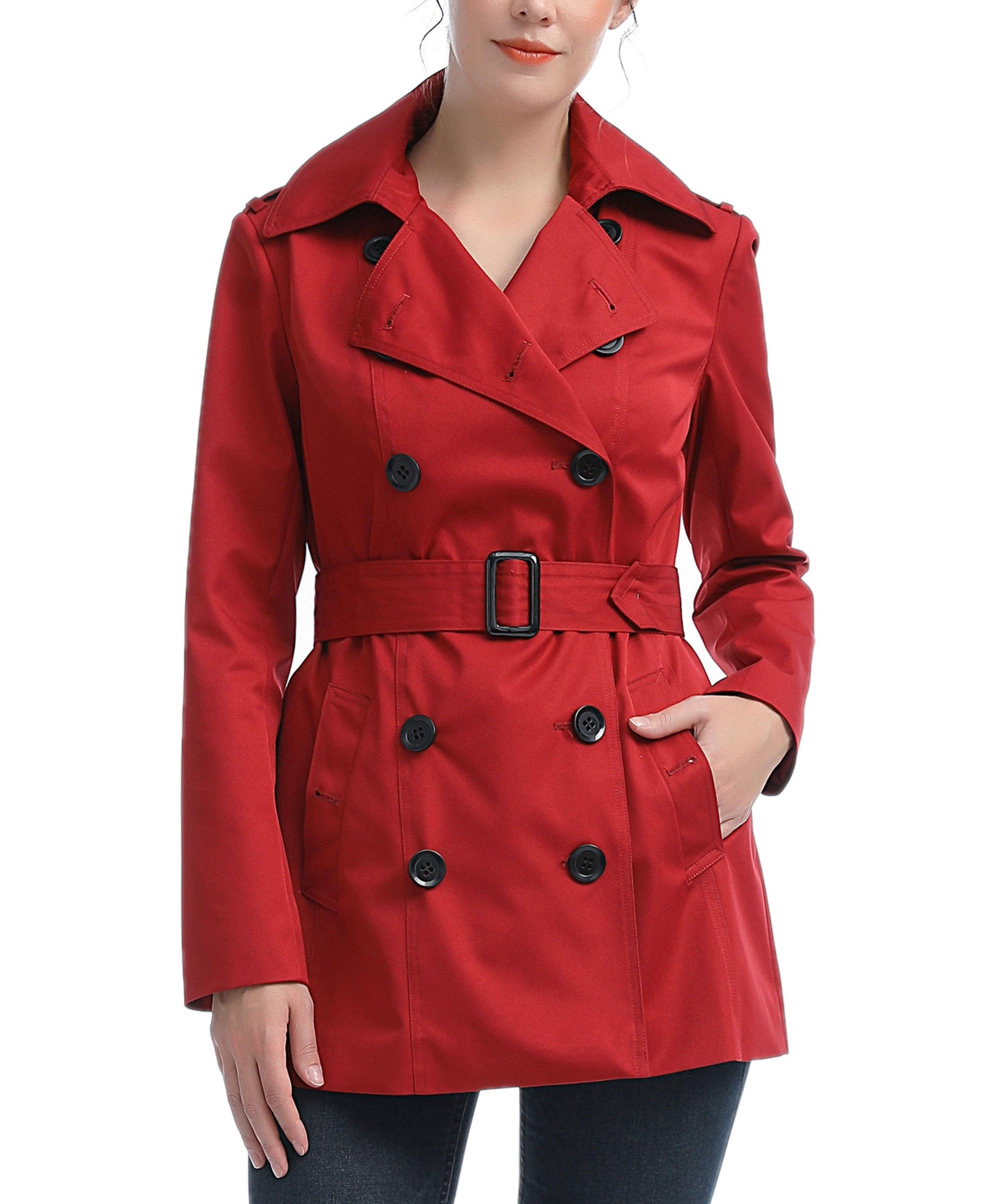 Click here for kimi + kai Womens kimi + kai Classic Short Trench... prices