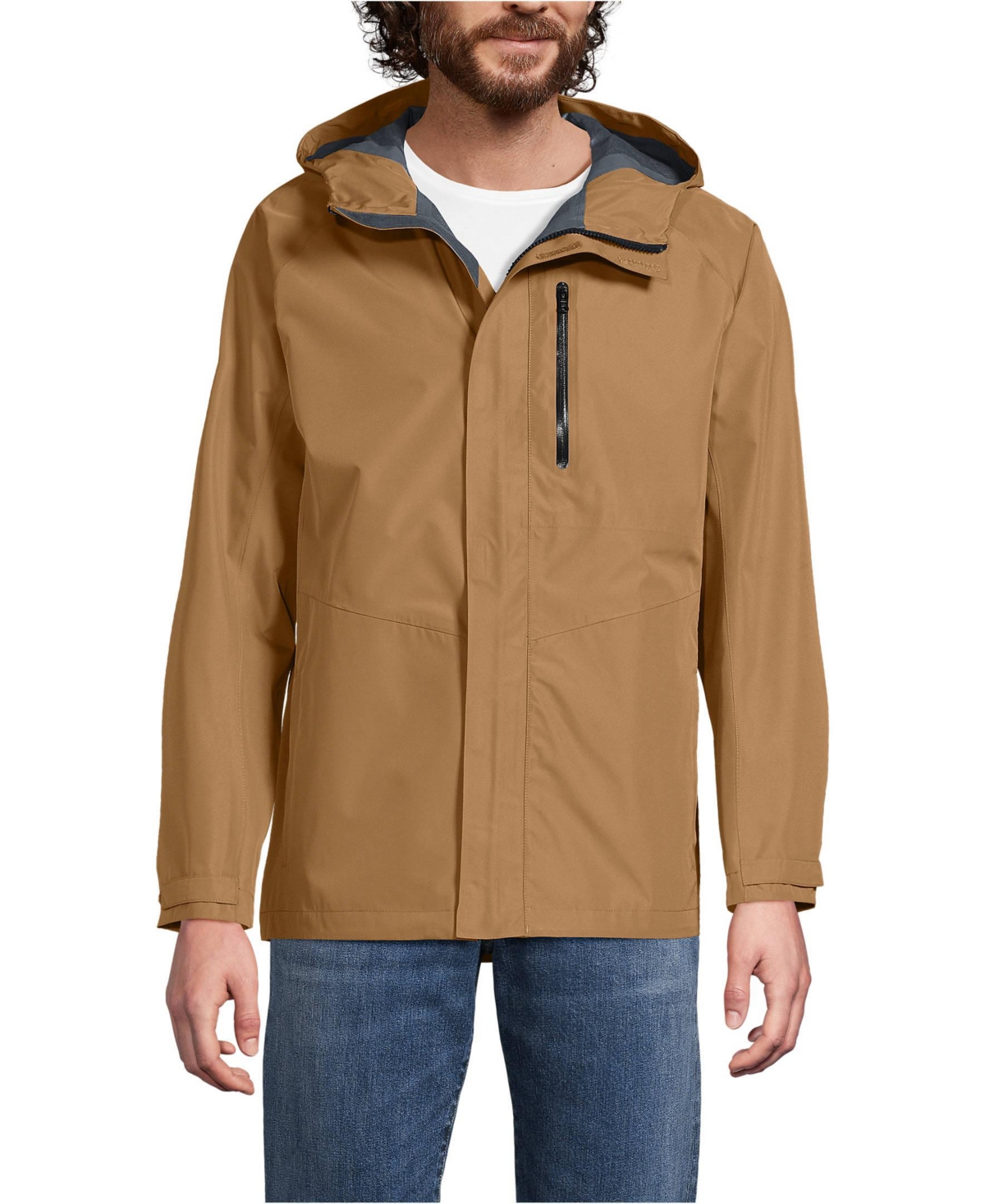 Click here for Lands End Mens Squall Waterproof Packable Rain Jac... prices