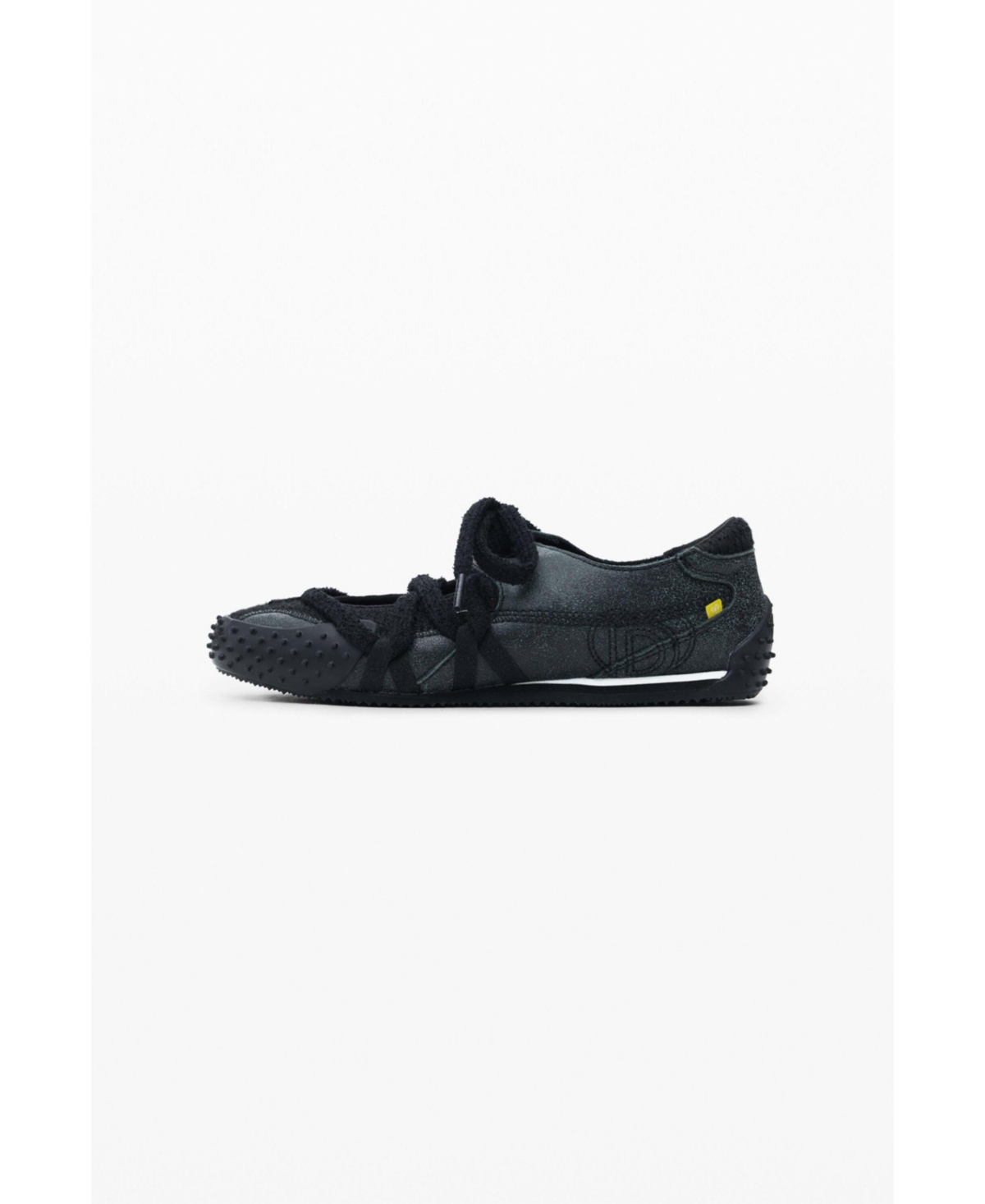 Click here for Desigual Womens Leather lace-up sneaker - Black prices