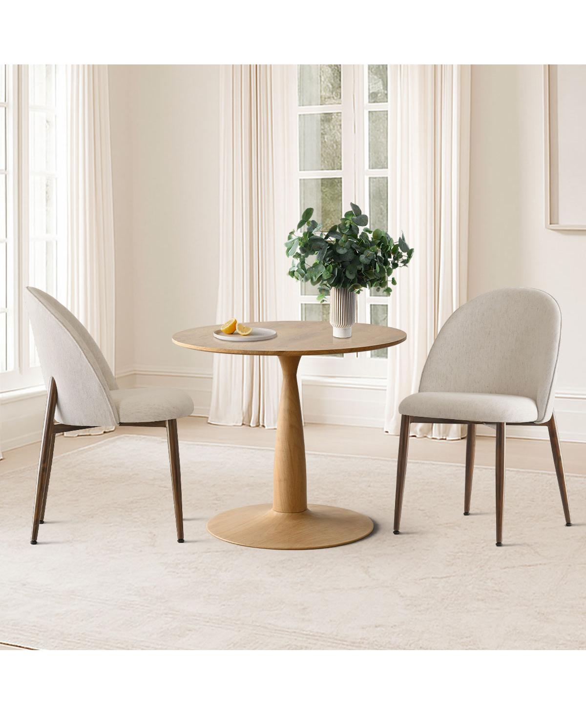 Click here for 3-Piece Round Dining Set with 34.5 Inch Wood-Look... prices