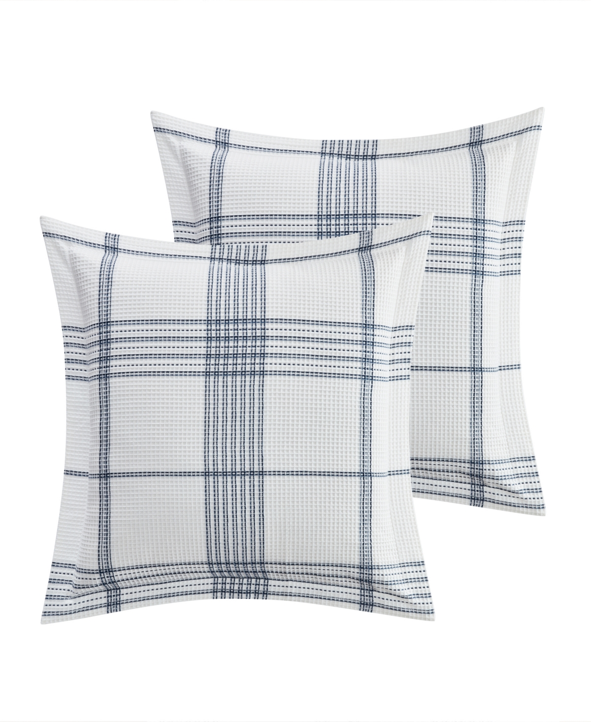 Click here for Levtex Home Waffle Plaid 2-Pc. Sham Set  European... prices
