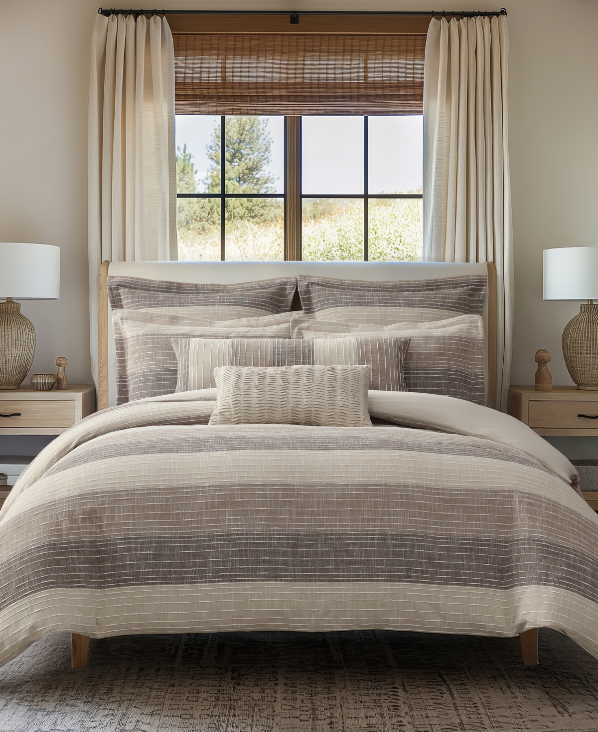 Click here for Levtex Sand Stripes Textured 3-Pc. Comforter Set... prices