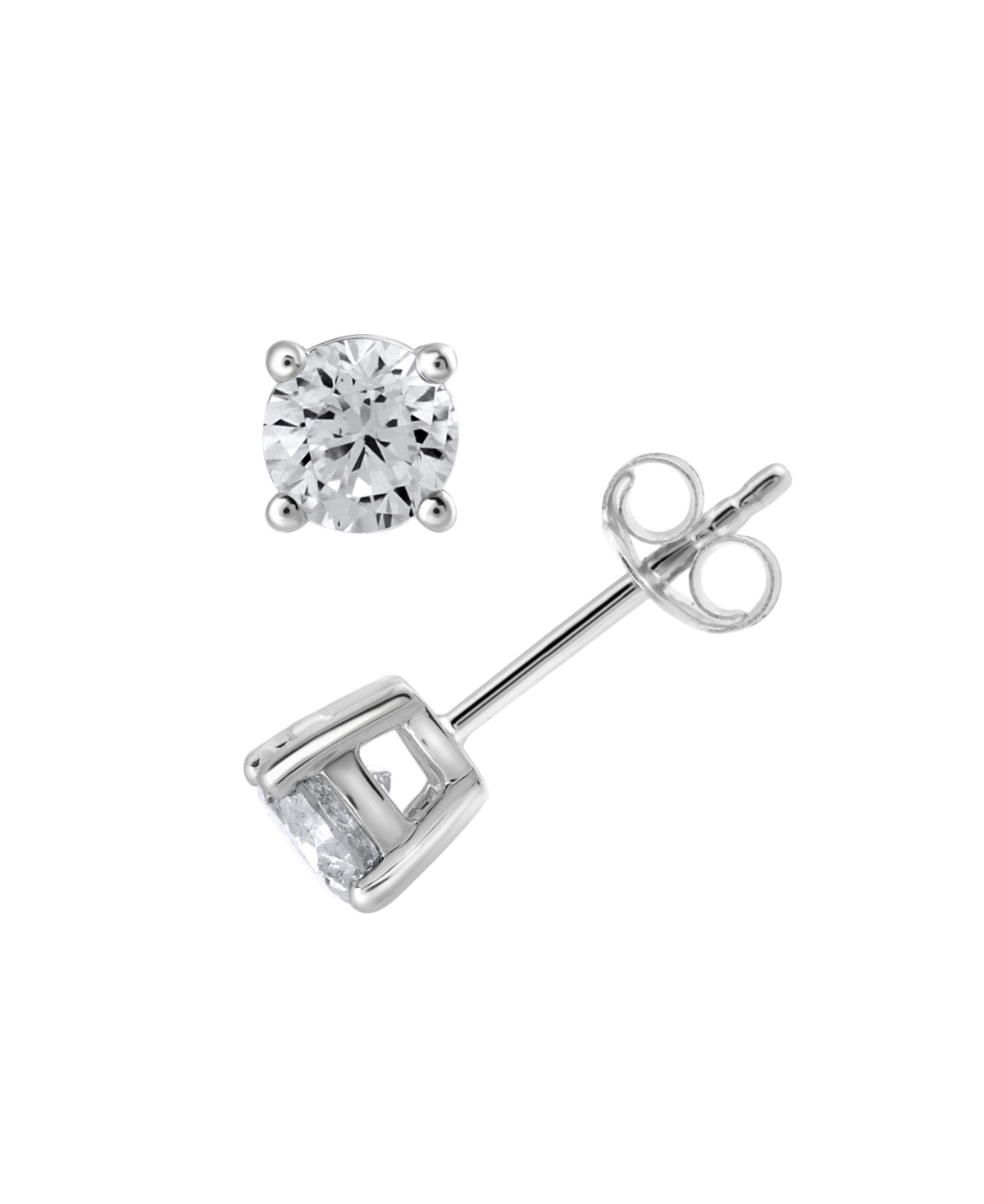 Click here for Macys Diamond Stud Earring (5/8 ct. t.w.) in 14K W... prices