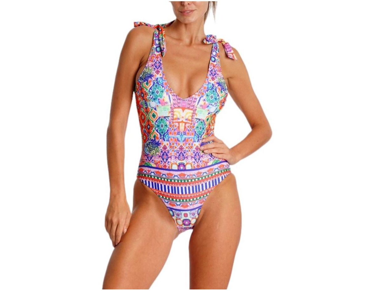 Click here for La Moda Clothing Womens Wrap One Piece Swimsuit prices