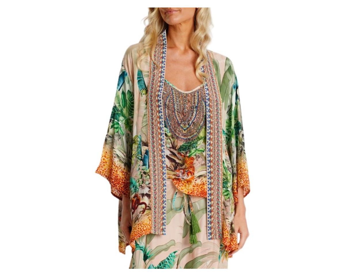 Click here for La Moda Clothing Womens short Kaia Cape Duster prices