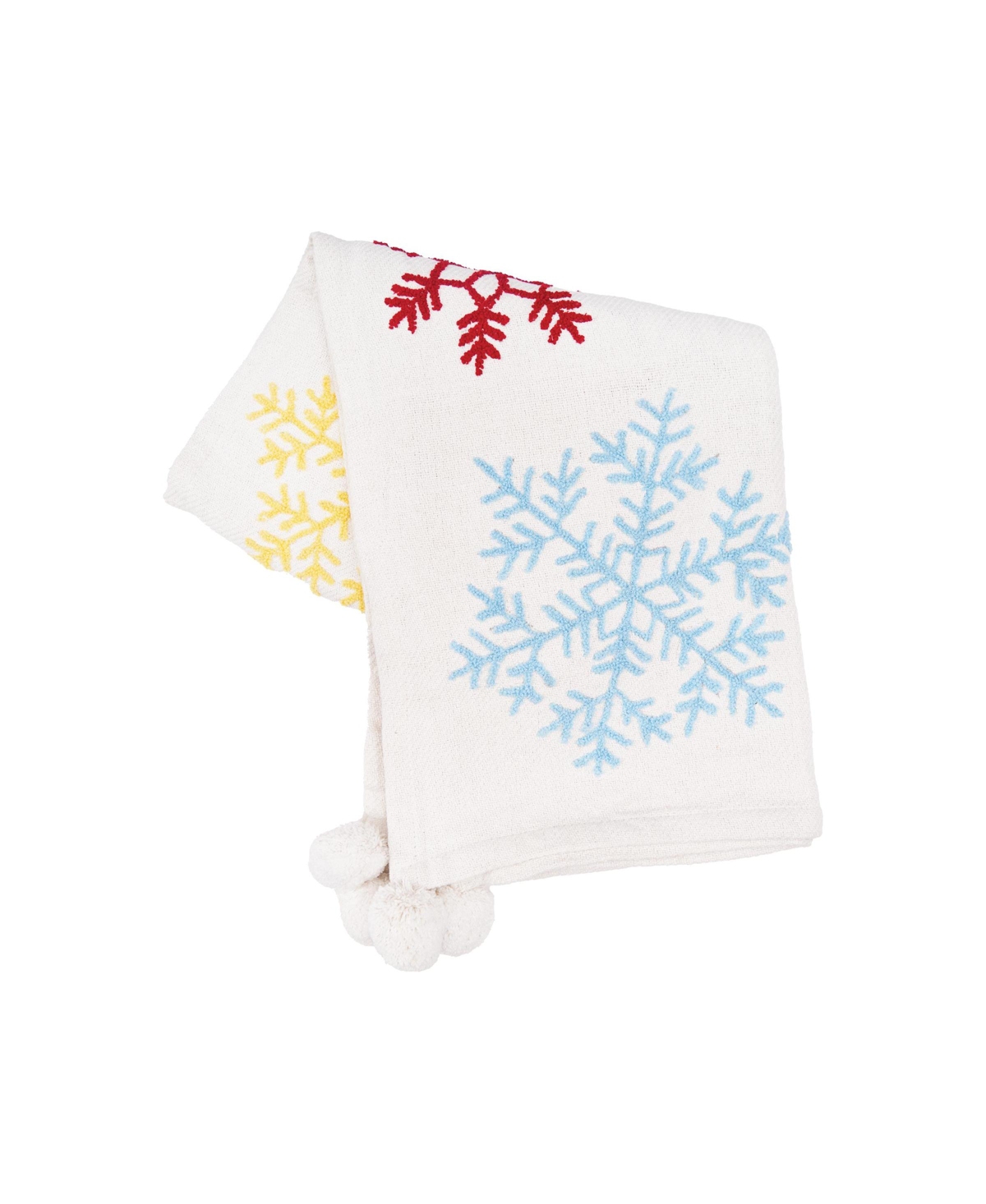 Click here for Boho Christmas Throw Blanket - Beige/khaki prices