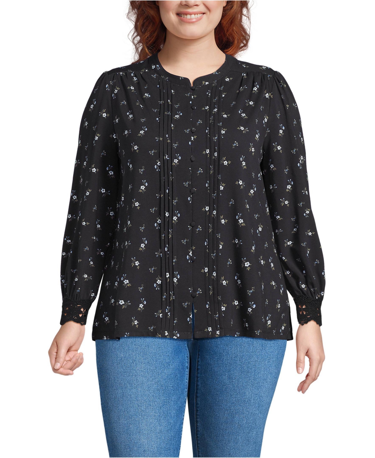 Click here for Lands End Plus Size Lightweight Jersey Long Sleeve... prices