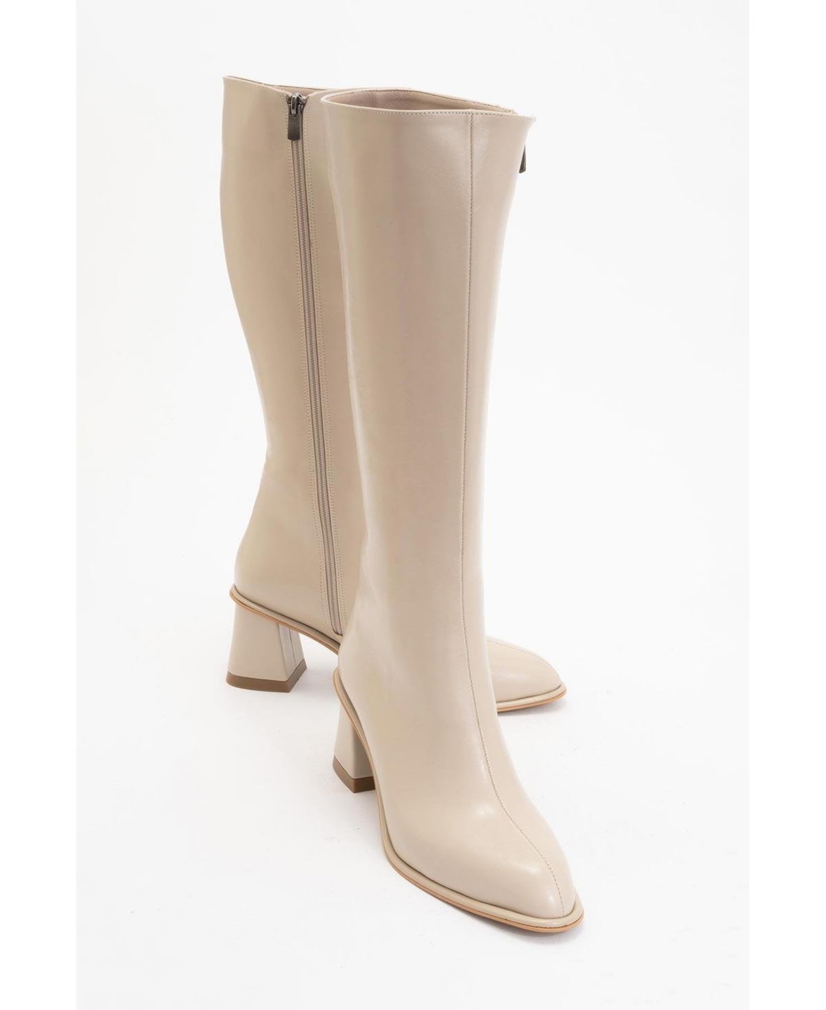 Click here for Prologue Shoes Paradis Block Heel Knee High Boot (... prices