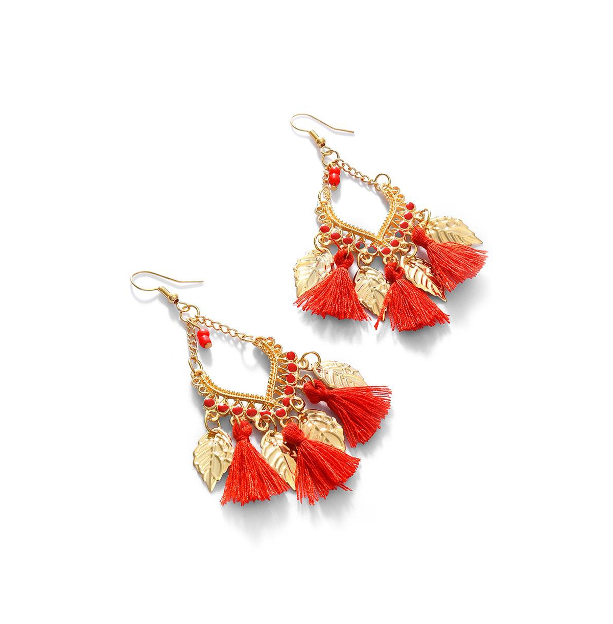 Click here for Sohi Womens Tassel Drop Earrings - Multicolor prices