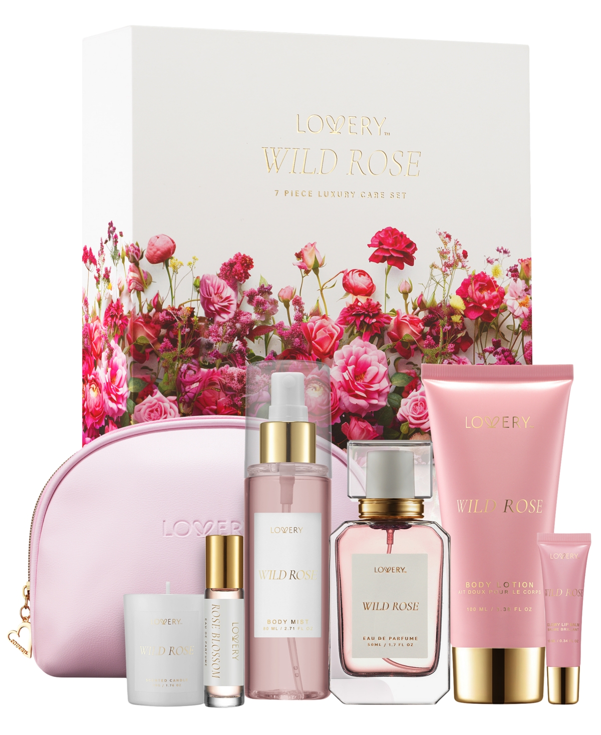 Click here for Lovery 7-Pc. Wild Rose Gift Set prices