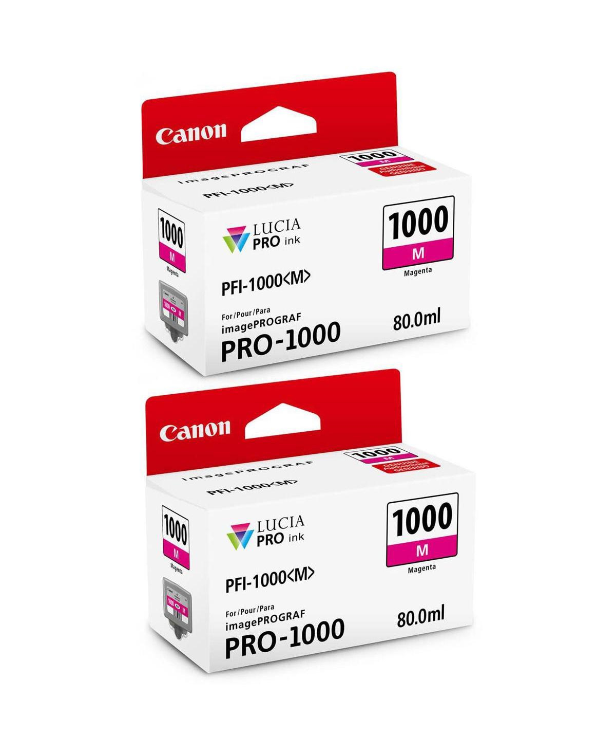 Click here for Canon 2 Pack Pfi-1000M Magenta Lucia Pro ink for i... prices
