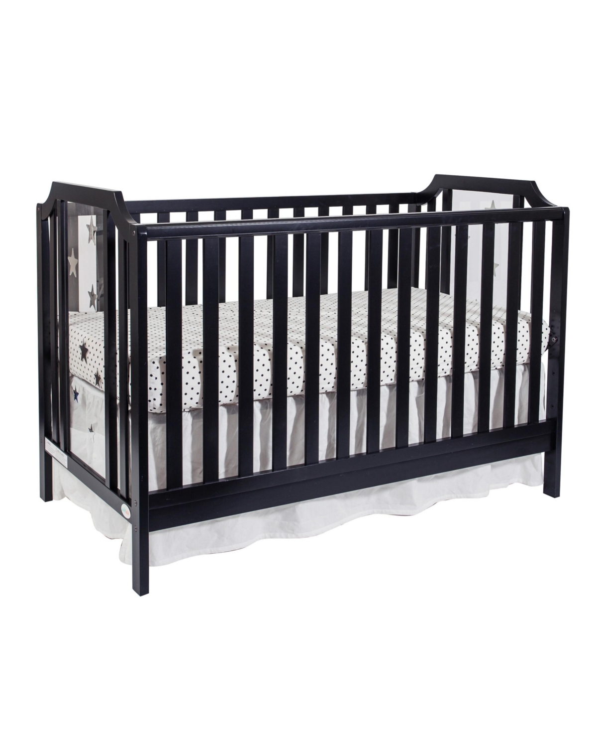 Click here for ForestnSky 3-in-1 Black Convertible Island Crib prices
