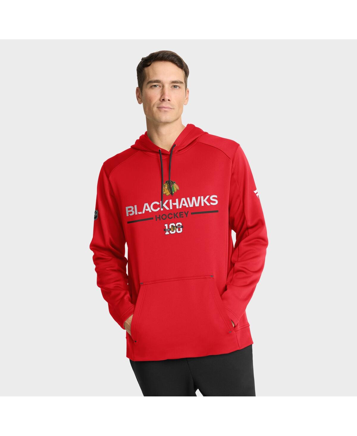 Click here for Fanatics Mens Red Chicago Blackhawks Authentic Cen... prices