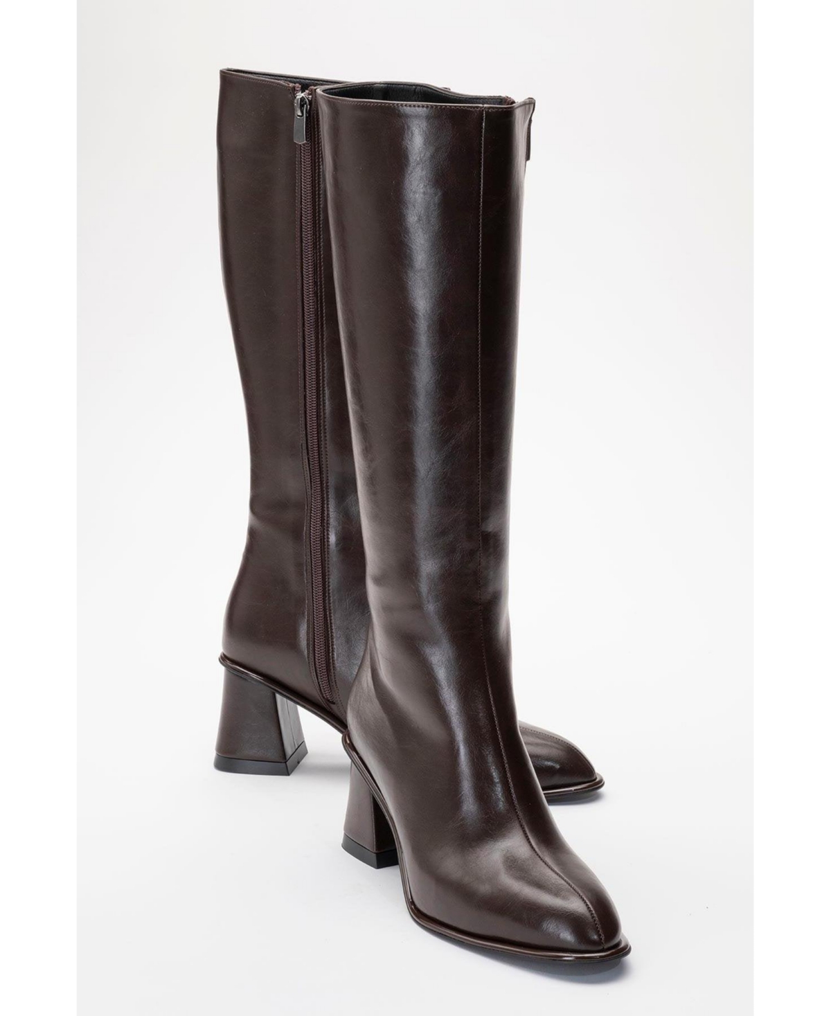 Click here for Prologue Shoes Paradis Block Heel Knee High Boot (... prices